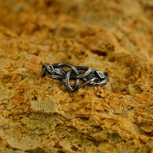 Fantasy Braided Tree Engagement Ring With Knot Twig Leaf, Unusual Women ...