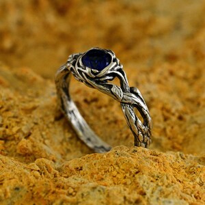 Dark Fairytale Inspired Engagement Ring, Vintage Fantasy Magic Wedding ...
