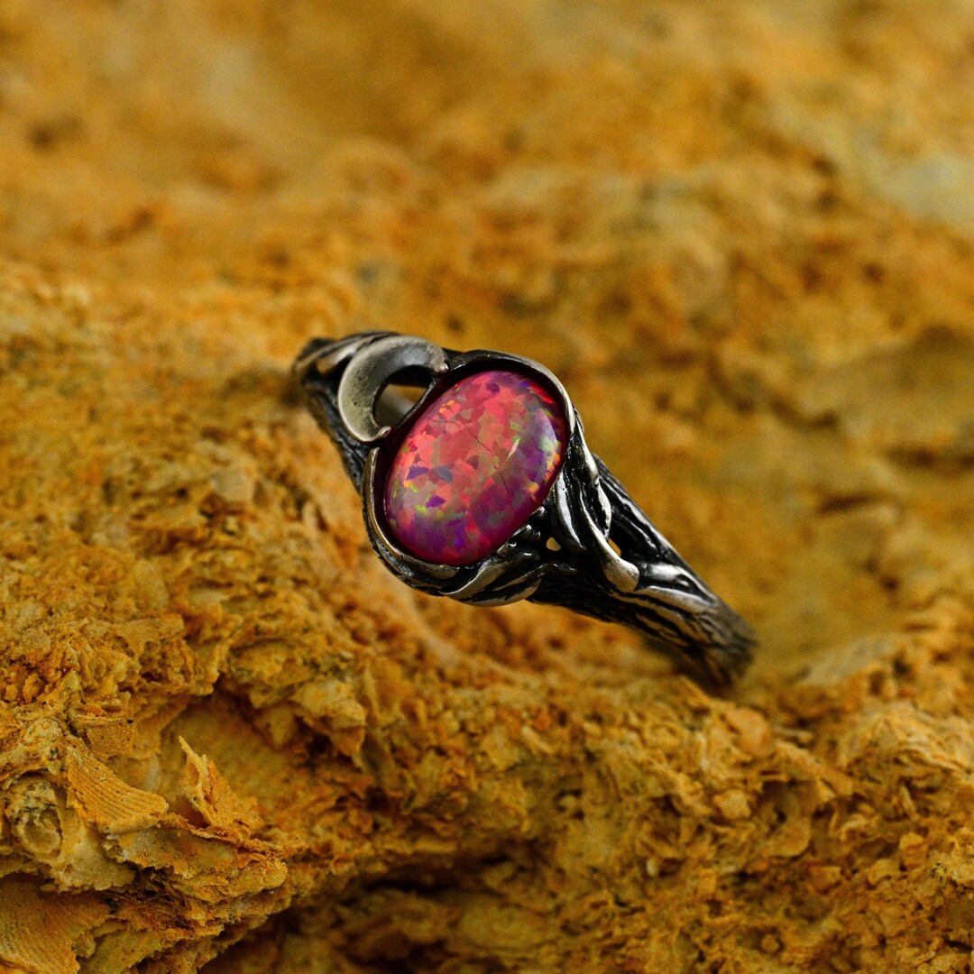 Ethereal Mystical Fairy Engagement Ring With Unique Design for Women ...