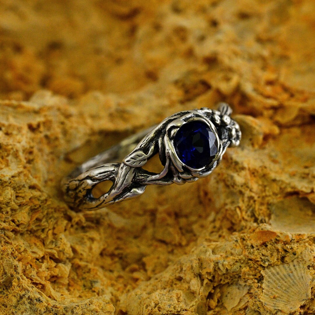 Dark Fairytale Inspired Engagement Ring, Vintage Fantasy Magic Wedding ...