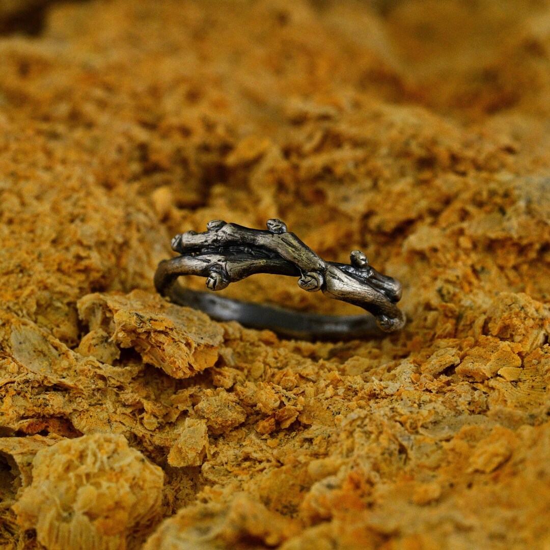 Nature Inspired Sterling Silver Forest Ring, Tree Branch and Twig ...