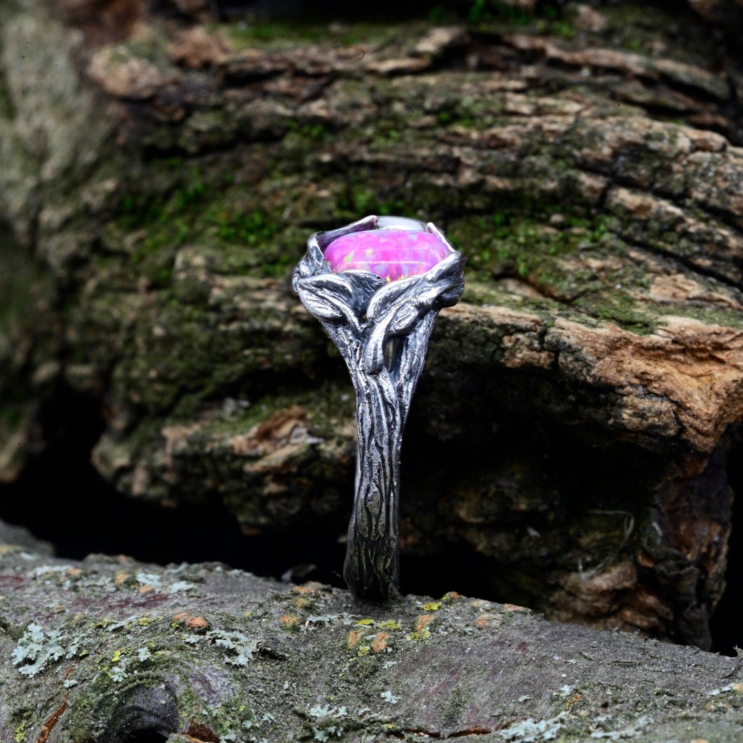 Ethereal Mystical Fairy Engagement Ring With Unique Design for Women ...