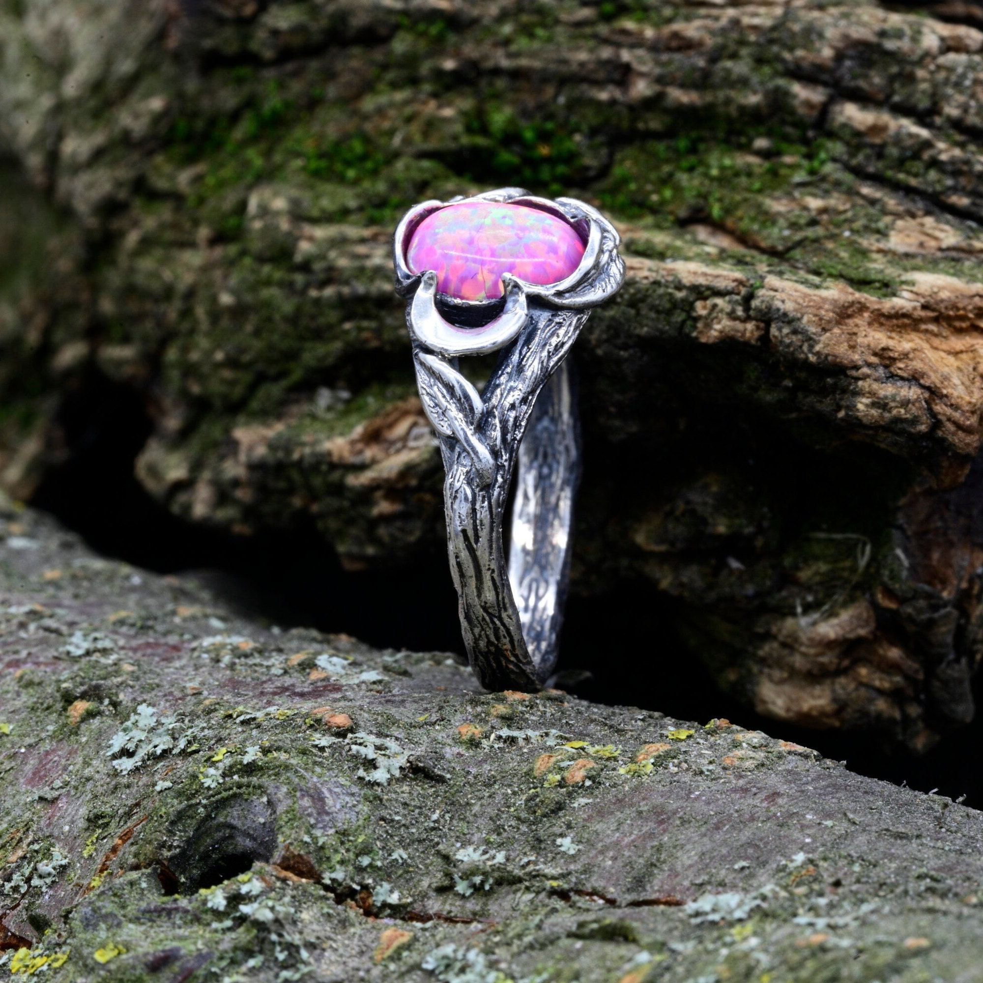 Ethereal Mystical Fairy Engagement Ring With Unique Design for - Etsy