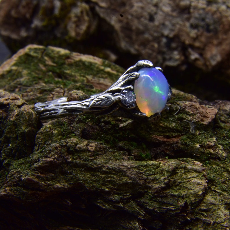 Ethereal Mystical Fairy Engagement Ring With Unique Design for - Etsy