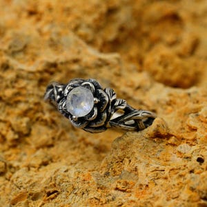 Ethereal Mystical Fairy Engagement Ring With Dainty Tree Branch and ...