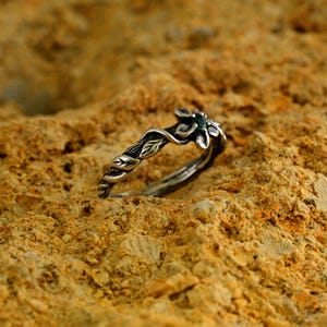 Ethereal Fairy Witchy Wedding Band Women, Fantasy Forest Magic ...