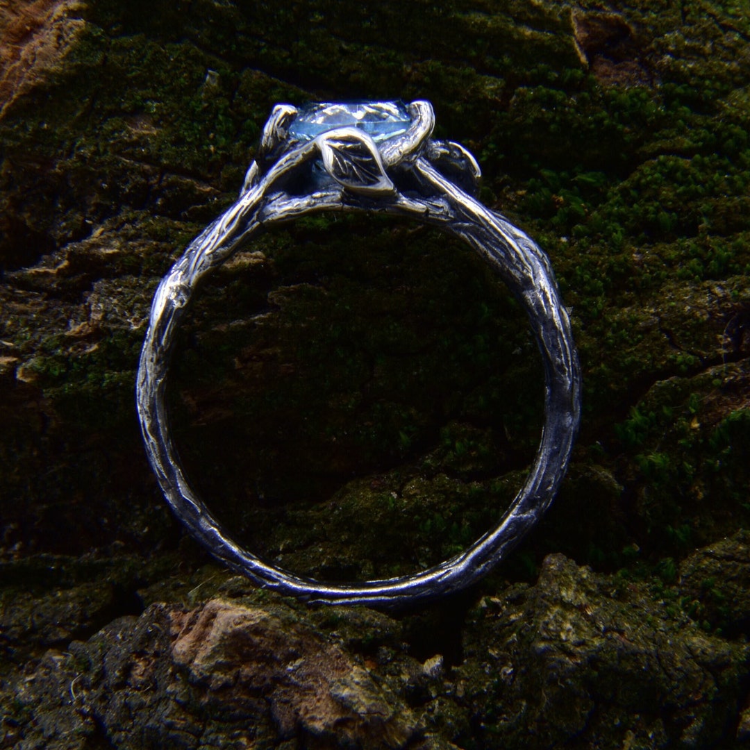 Ethereal Mystical Fairy Engagement Ring With Unique Design for Women ...
