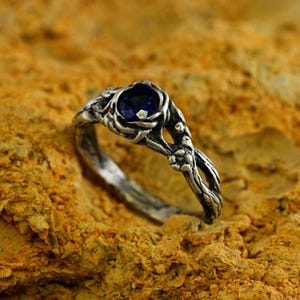 Dark Fairytale Inspired Engagement Ring, Vintage Fantasy Magic Wedding ...