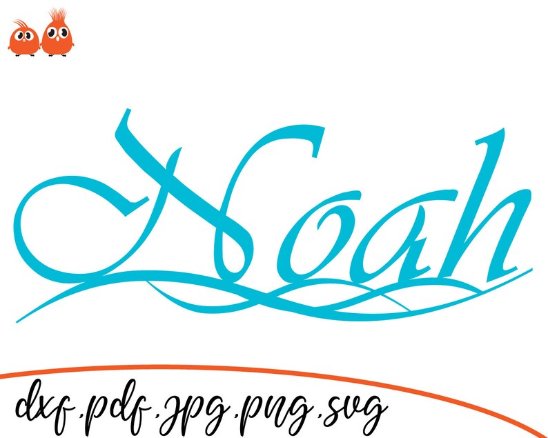 Noah, Beautiful Baby Names, SVG Cut File, Cut Files Beautiful Baby ...