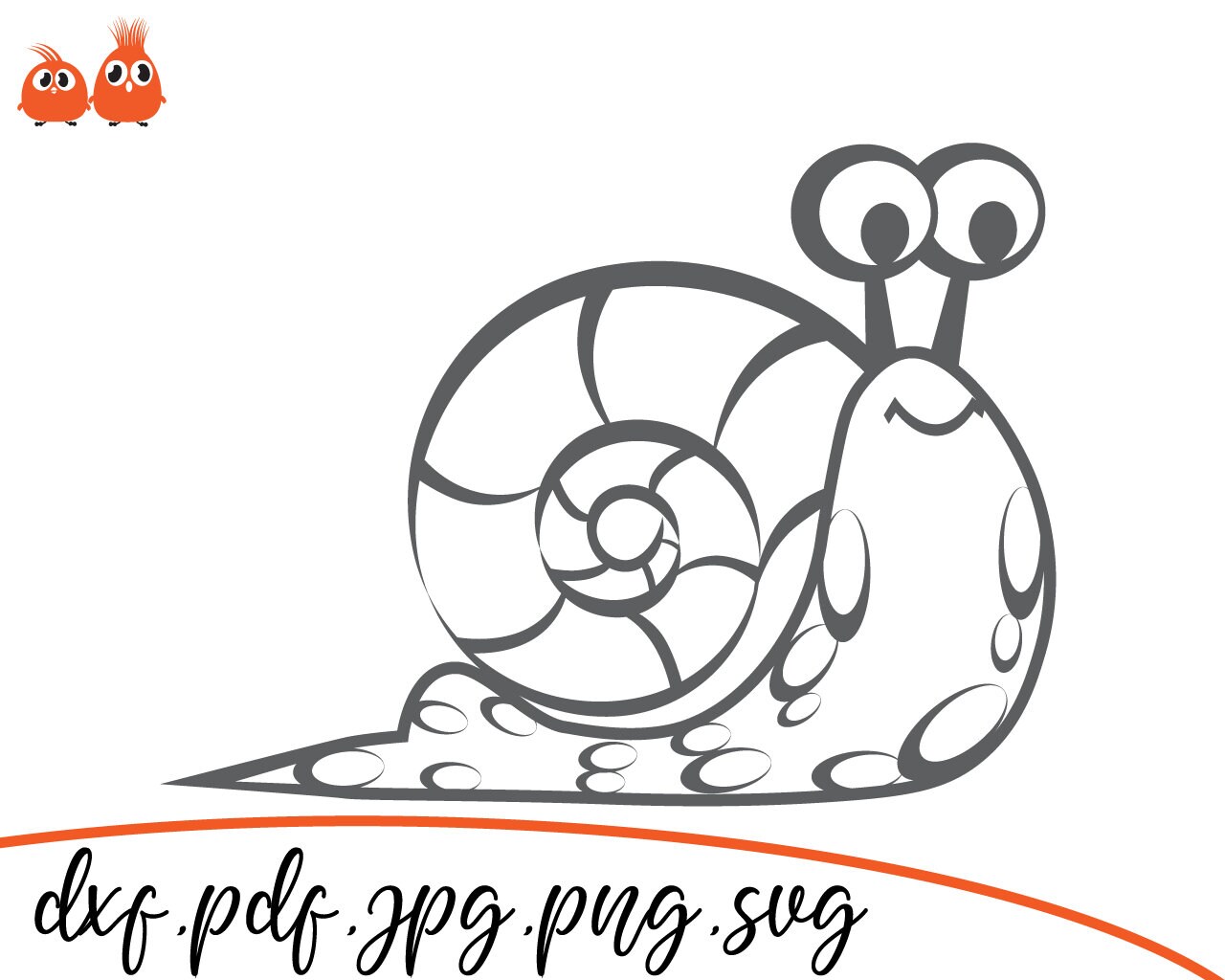 Snail SVG Cut File Cut File Snail Cut Files Snail SVG - Etsy