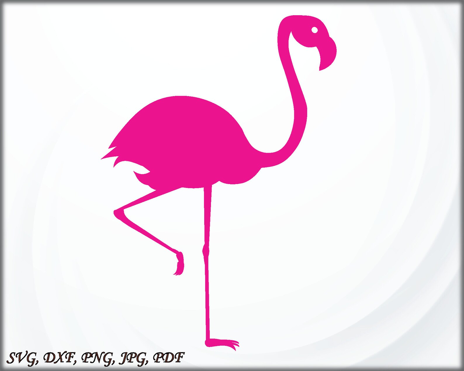 Flamingo SVG File Flamingo DXF Flamingo Cut File Flamingo | Etsy