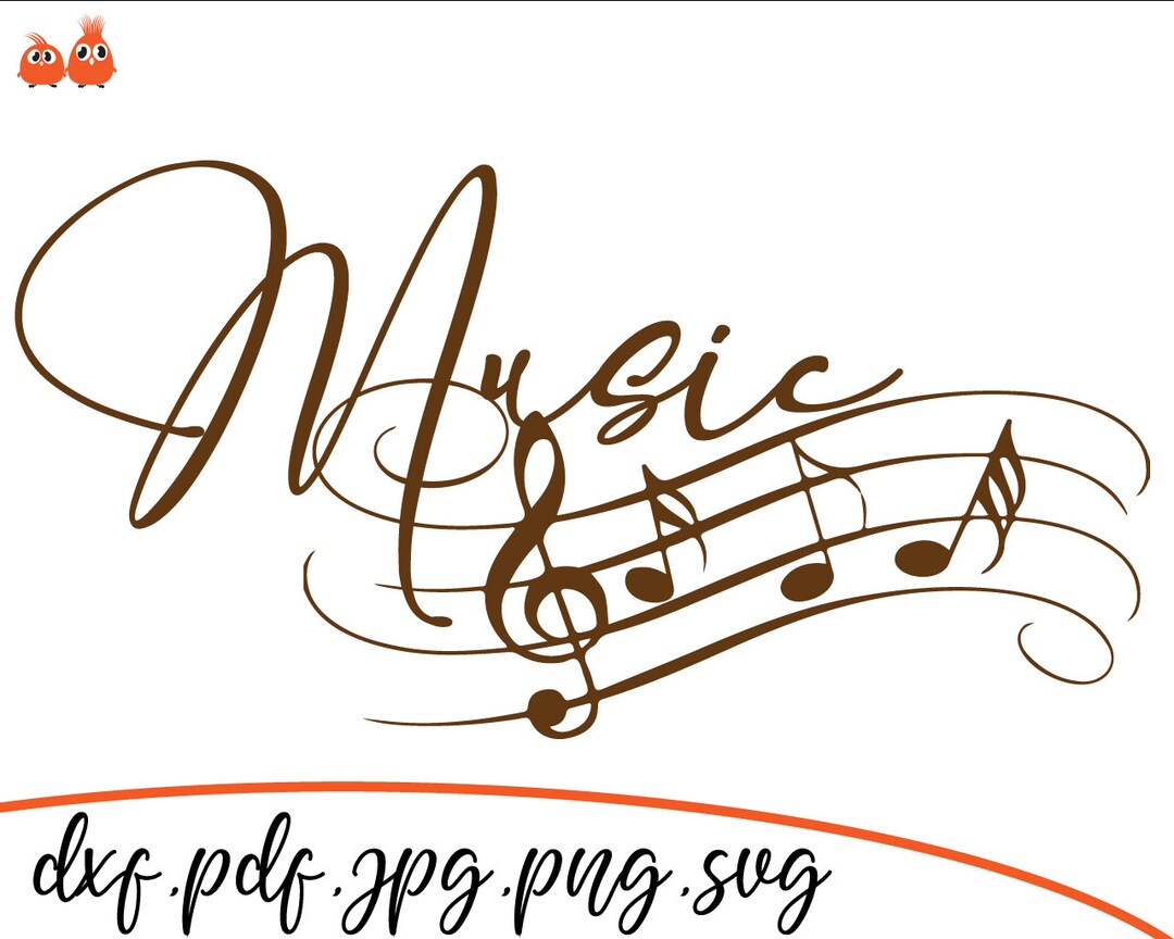 Music Svg, Music Svg, T-shitr Svg, Cricut Design Svg, Png.jpg.pdf.dxf ...