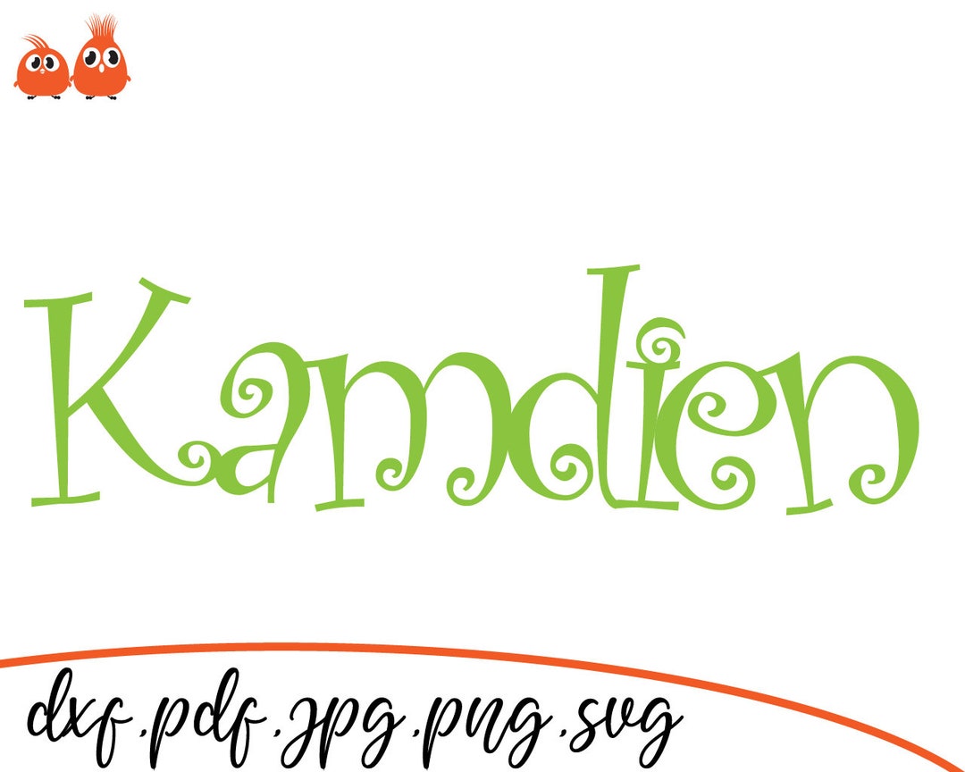 Kamdien, Beautiful Baby Names, SVG Cut File, Cut Files Beautiful Baby ...