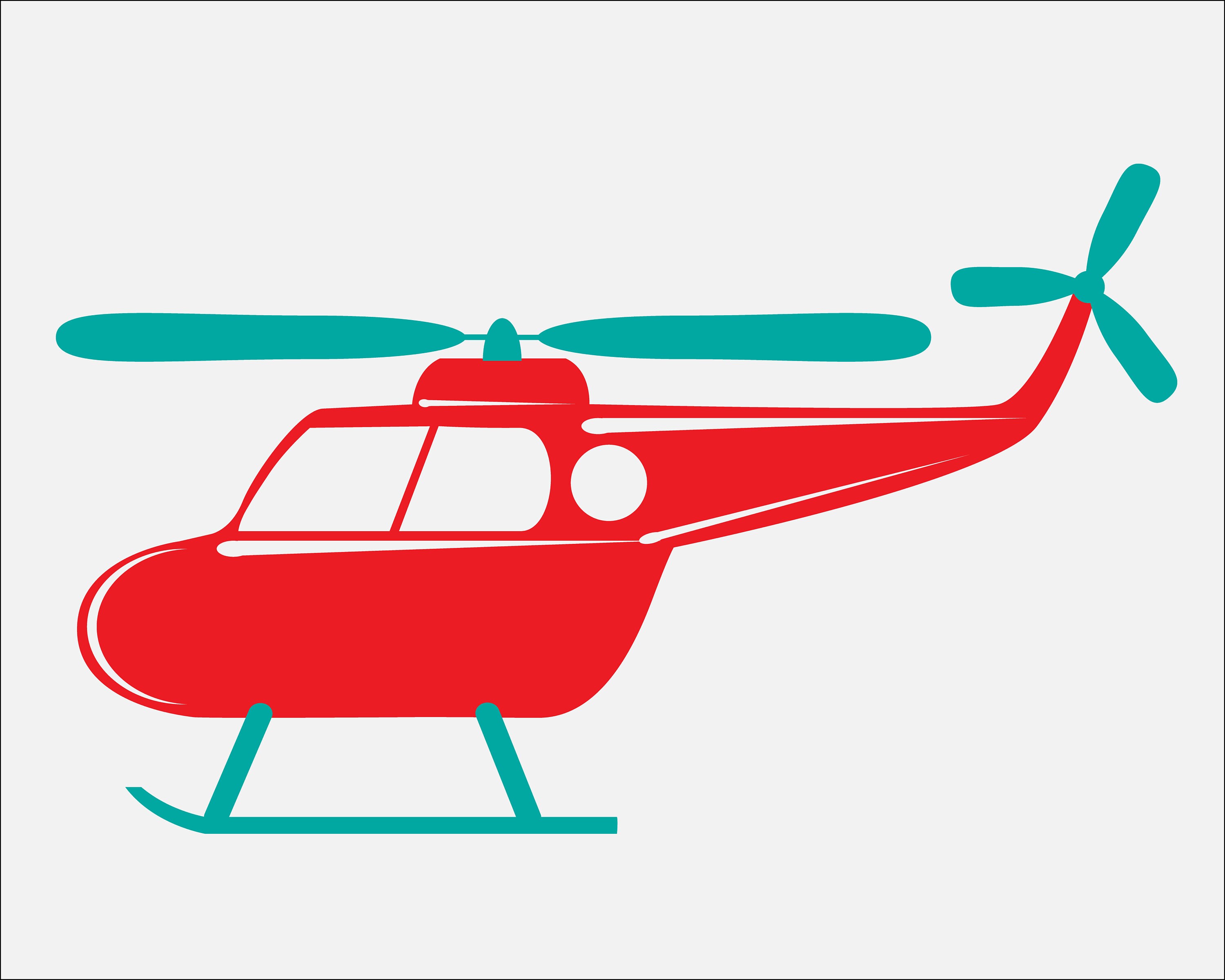 Helicopter SVG File, Helicopter DXF, Helicopter Cut File, Helicopter ...