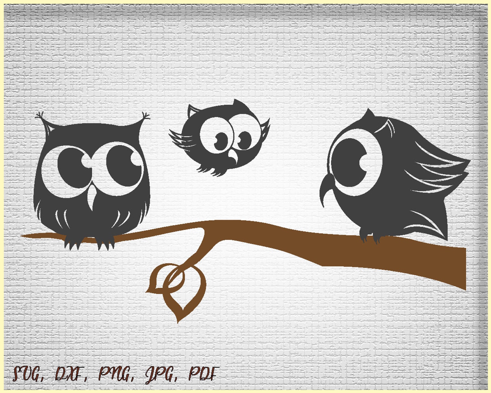 Owls SVG Cut File Cut File Owls Cut Files for Kids SVG - Etsy