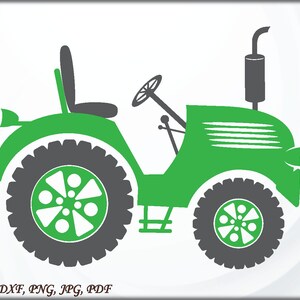 Farm Tractor SVG File, Tractor DXF, Farm Tractor Cut File, Tractor ...