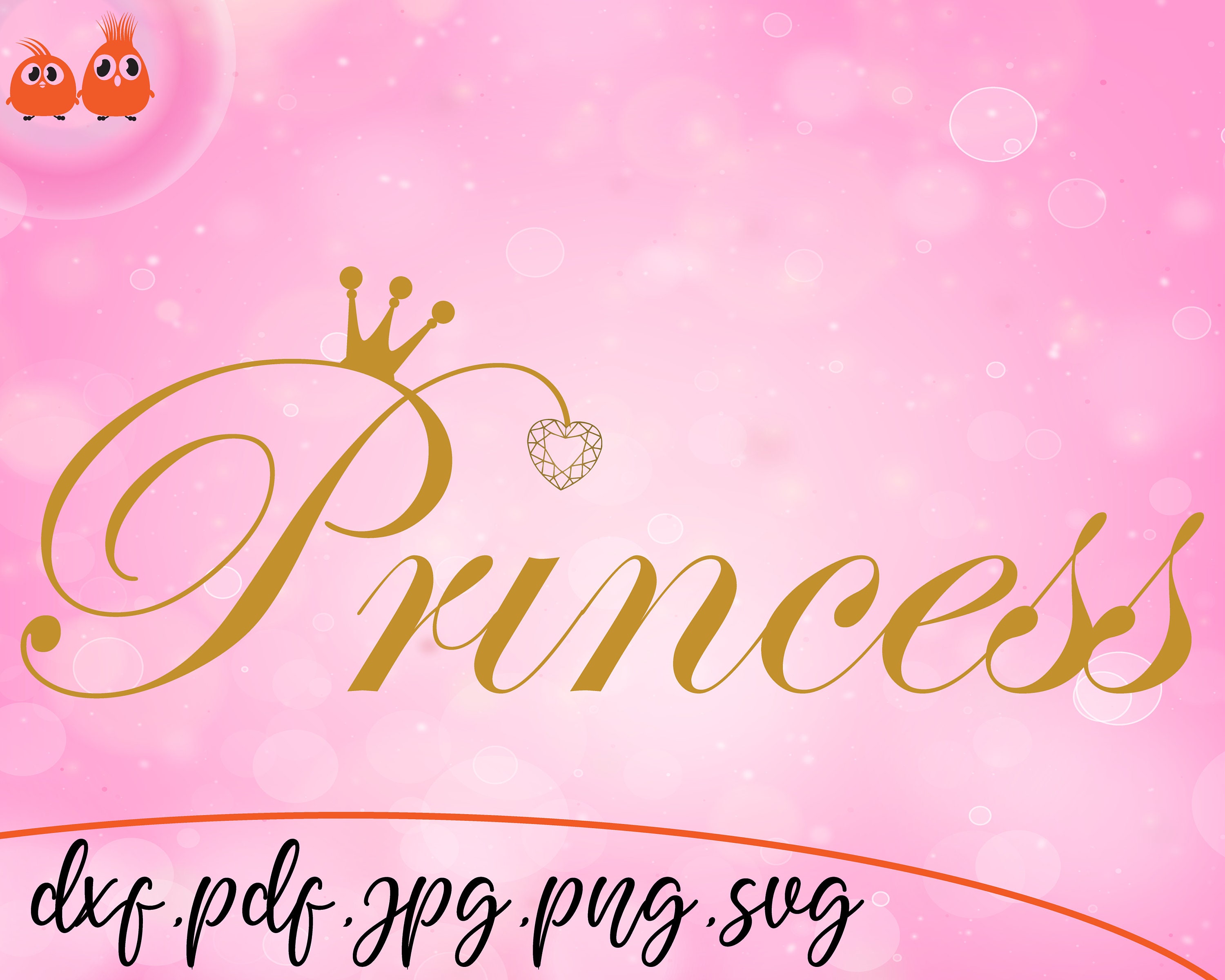 Princess SVG Cut File Cut Files Princess SVG Files for - Etsy