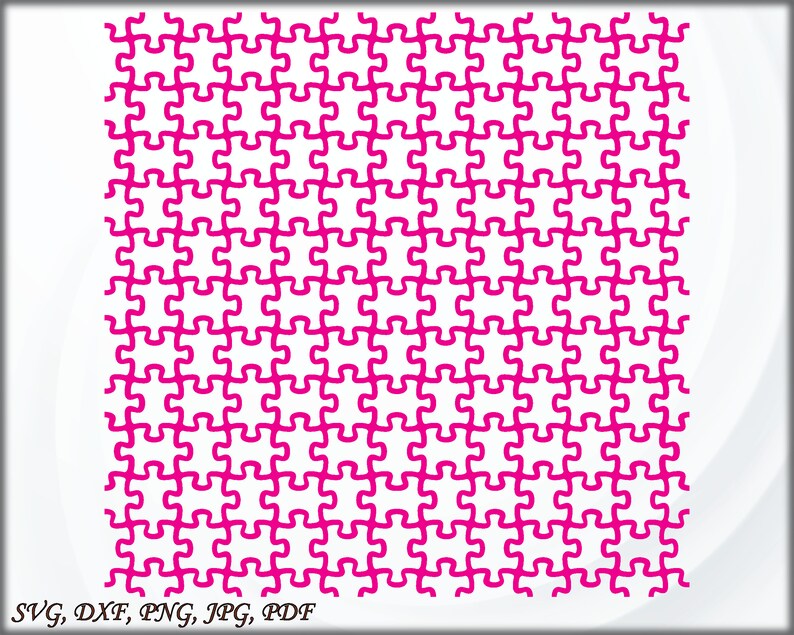 Seamless Patterns Svg Cricut Cut Files Puzzle Cut File - Etsy