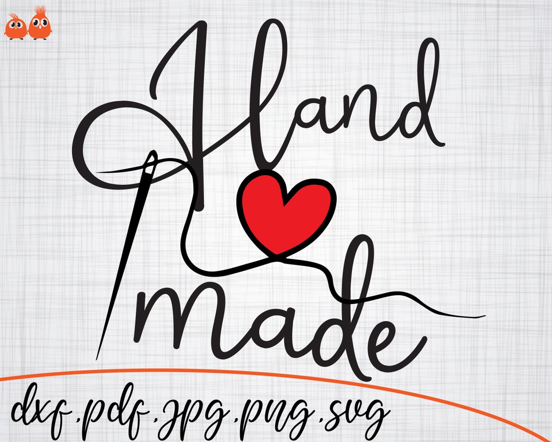 Hand Made SVG, This File is Perfect for Vinyl, T-shirts, Apparel, Cups ...