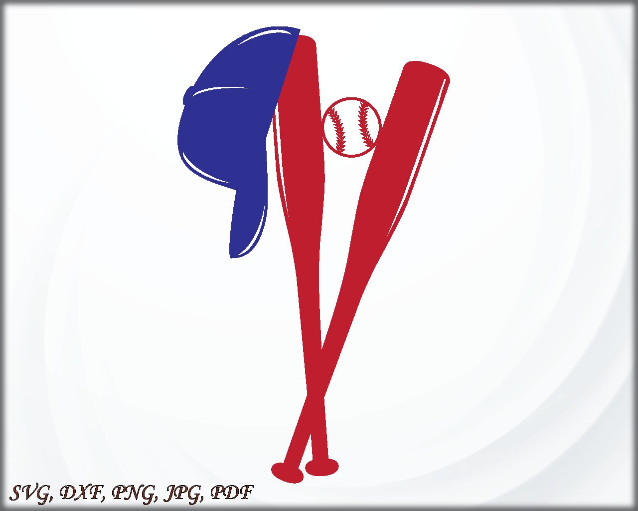 Baseball SVG File Baseball DXF Baseball Cut File Baseball | Etsy