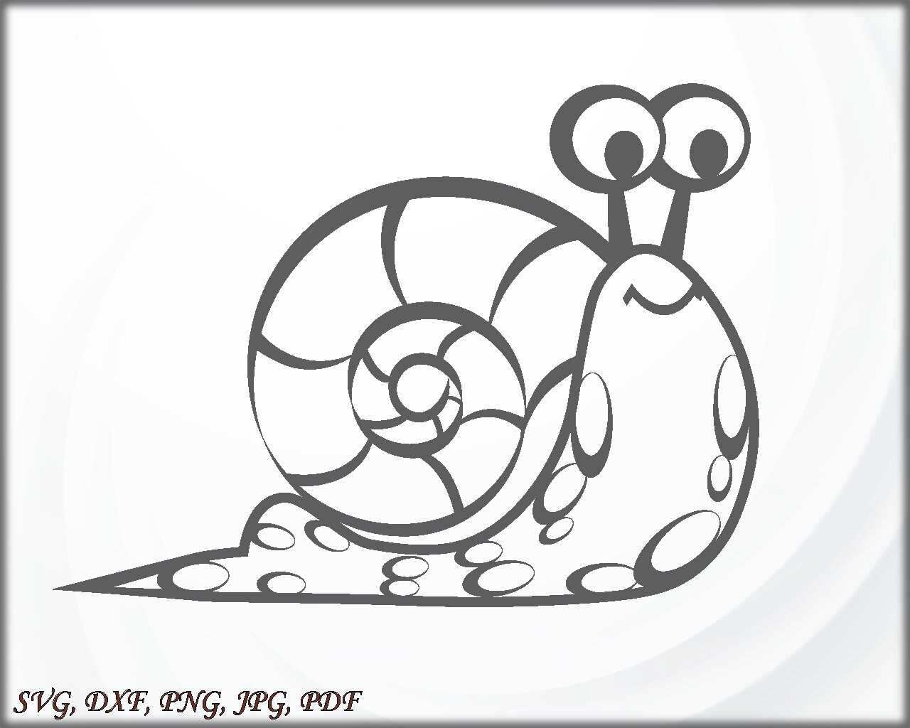 Snail SVG Cut File Cut File Snail Cut Files Snail SVG - Etsy