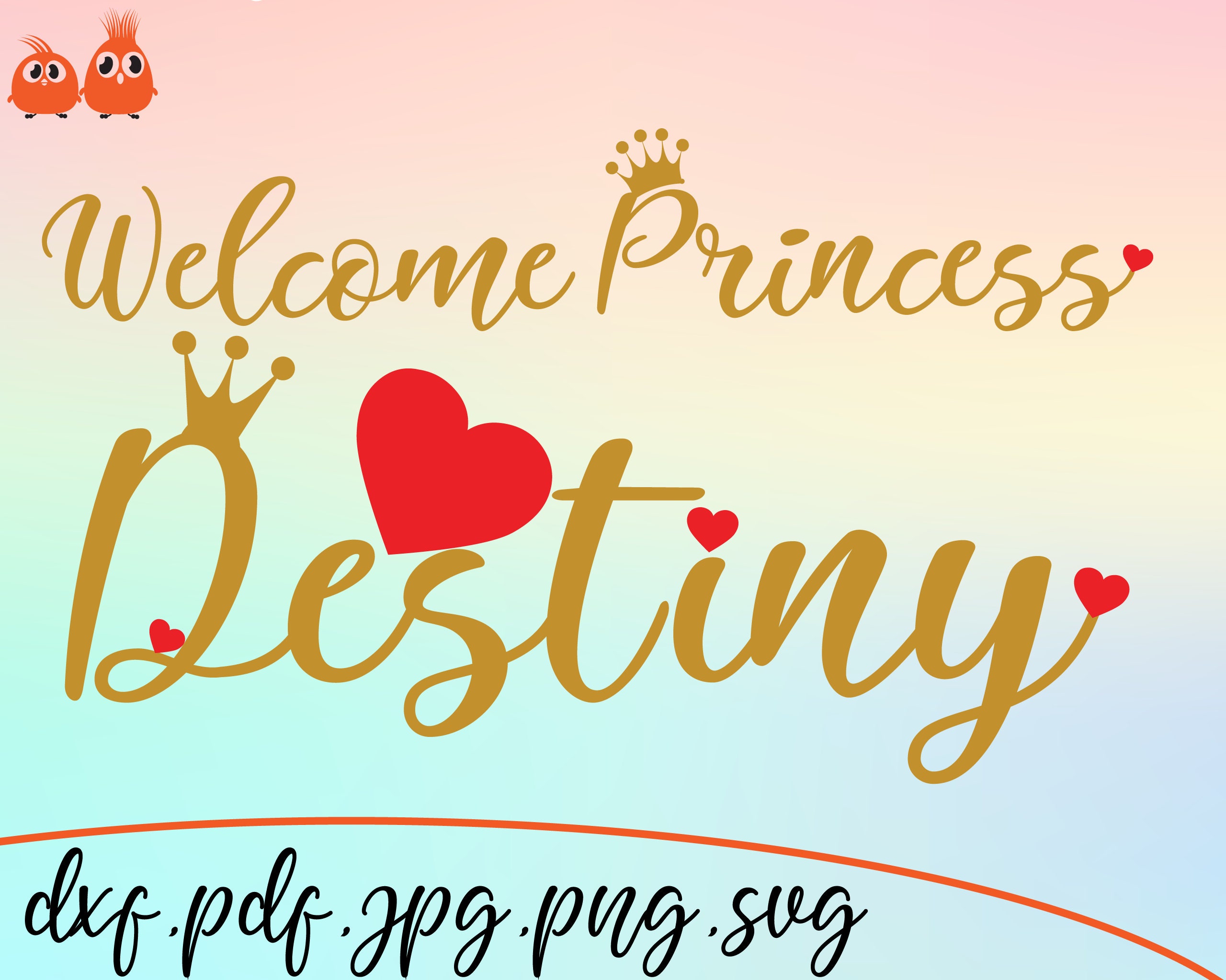 Welcome Princess SVG Birthday Cut File Crown SVG Cut File - Etsy UK