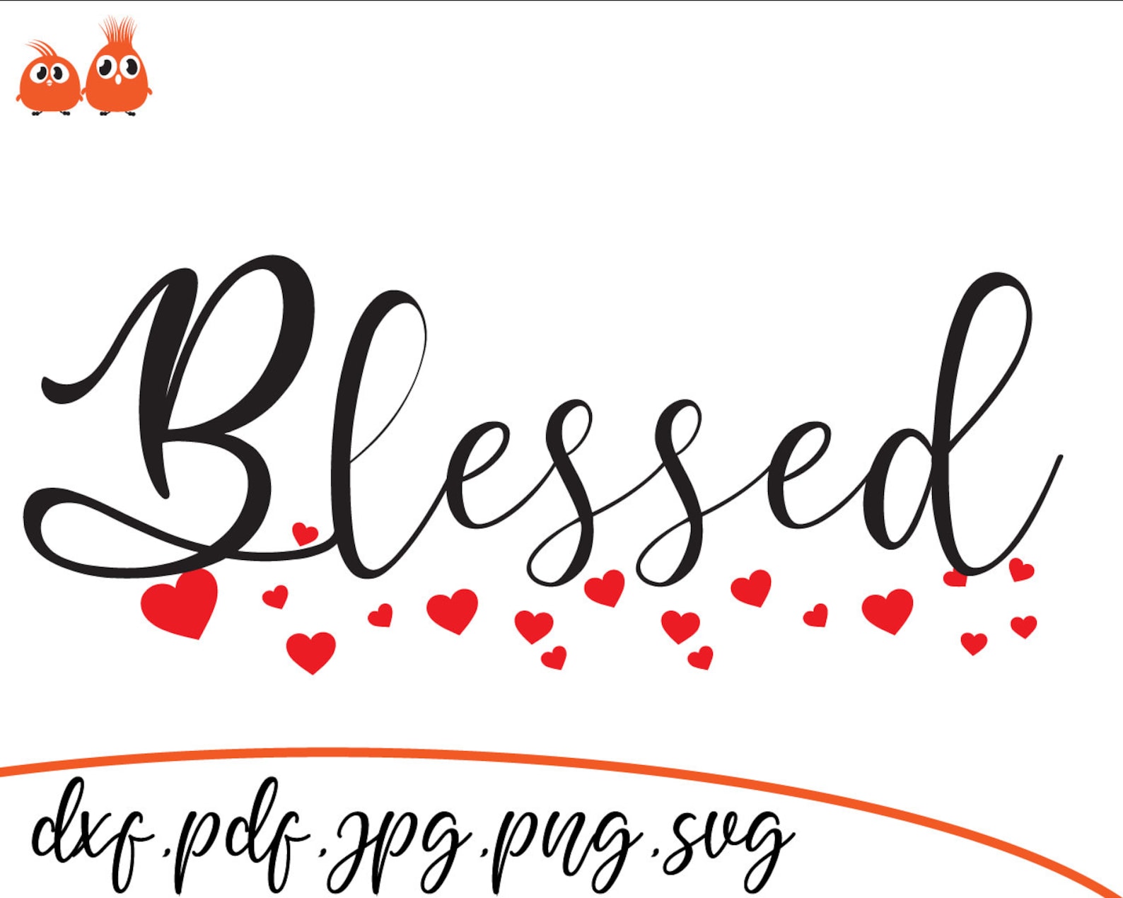 Blessed SVG Blessed Cut File Blessed SVG Cut File Blessed - Etsy