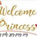 Welcome Princess SVG, Birthday Cut File, Crown SVG Cut File, Birthday ...