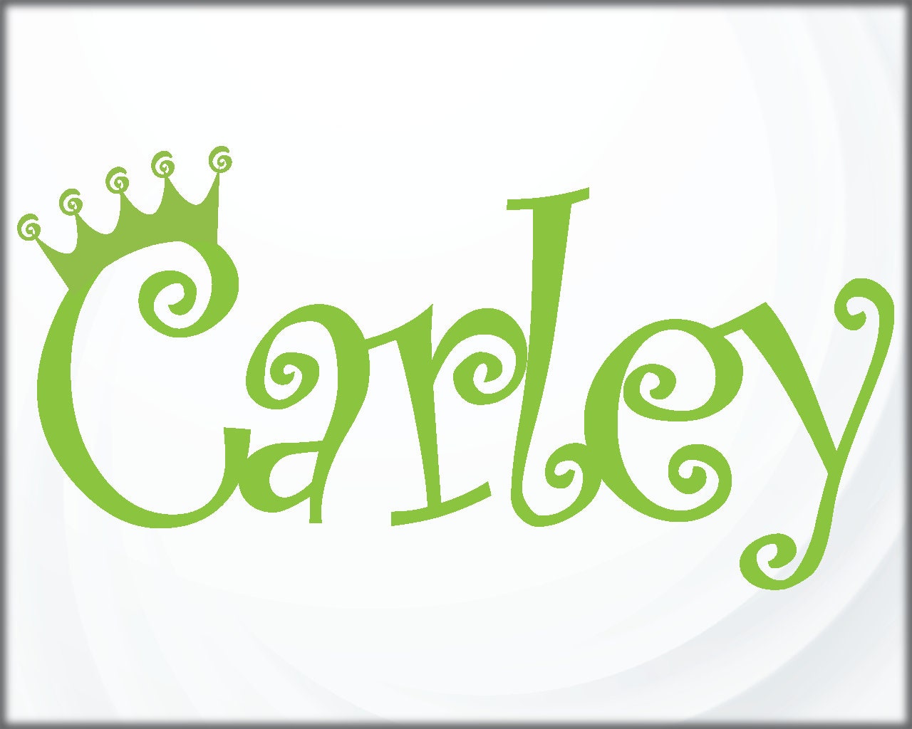 Carley Beautiful Baby Names SVG Cut File Cut Files - Etsy