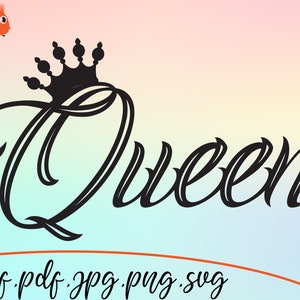 Queen, SVG Cut File, Cut Files Queen, SVG Files for Cricut - Etsy