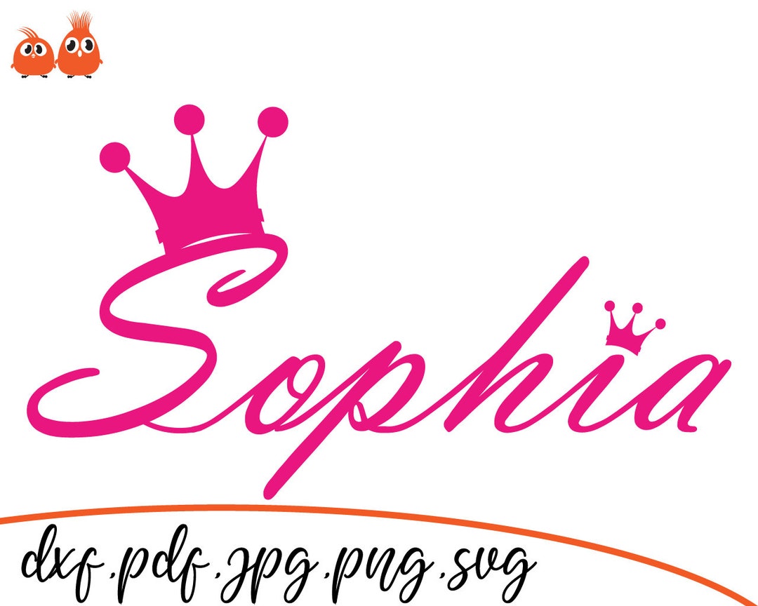 Sophia, Beautiful Baby Names, SVG Cut File, Cut Files Beautiful Baby ...