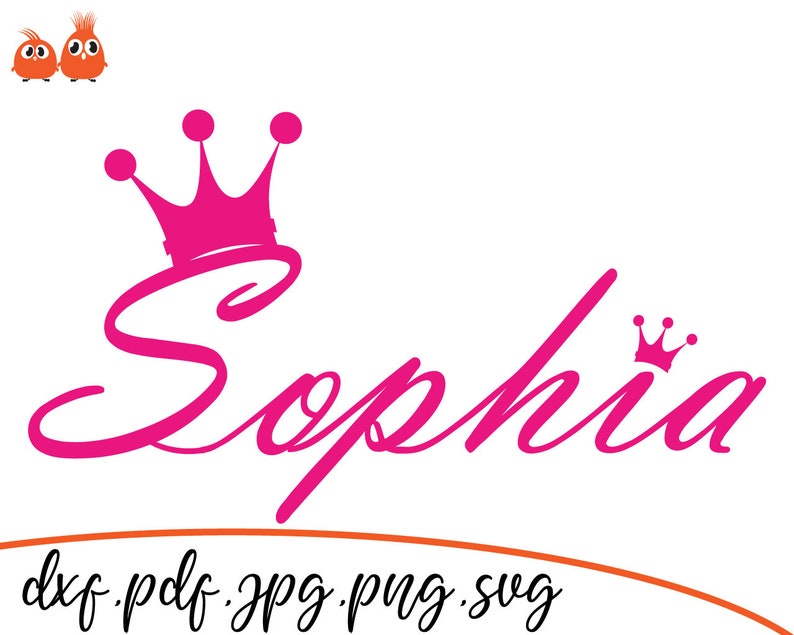 Sophia Beautiful Baby Names SVG Cut File Cut Files - Etsy