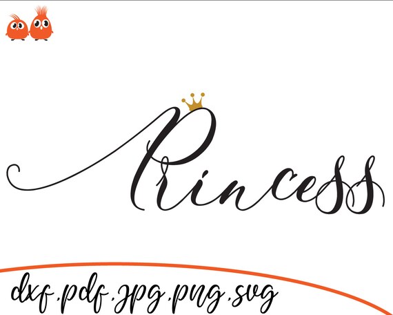 Princess SVG Cut File Cut Files Princess SVG Files for | Etsy