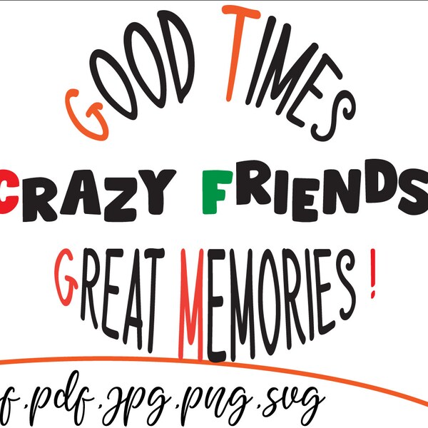 Crazy Friends - Etsy