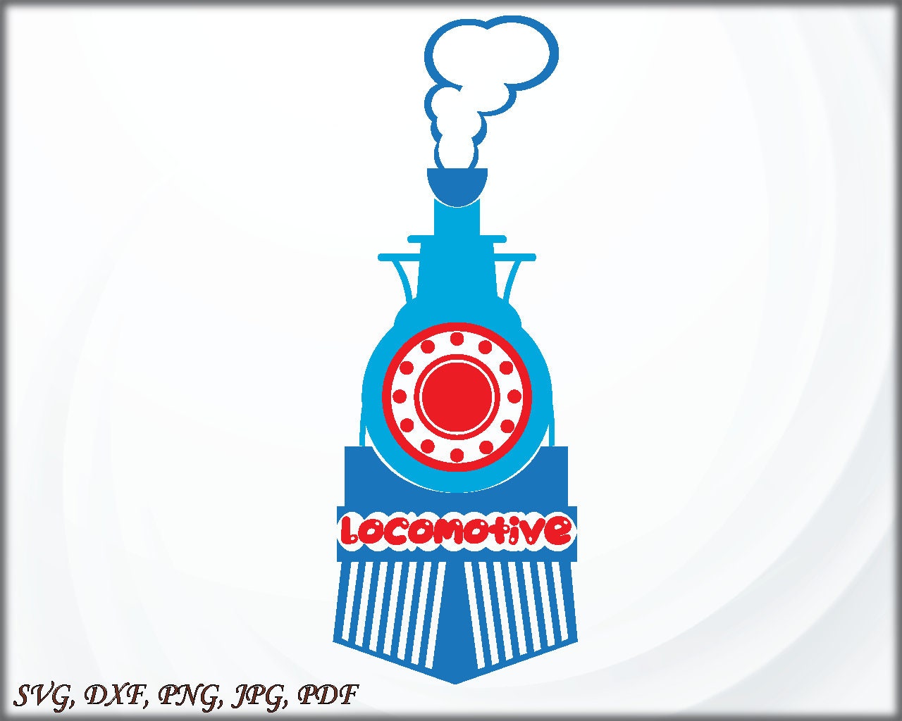 Locomotive SVG File Locomotive DXF Locomotive Cut File - Etsy