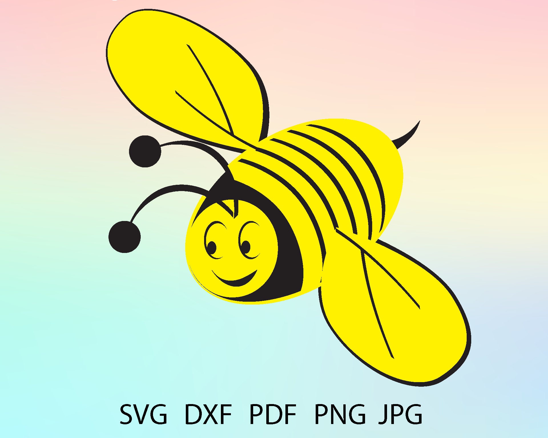 Bee cricut file SVG cut file Cut files Bee Cut files for | Etsy