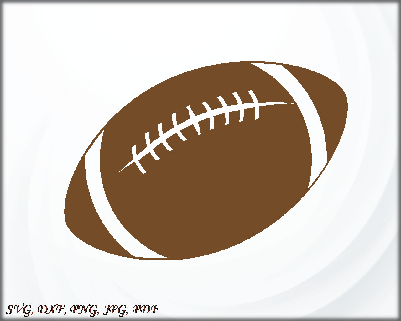 Football SVG Filefootball DXF Football Cut File Football - Etsy