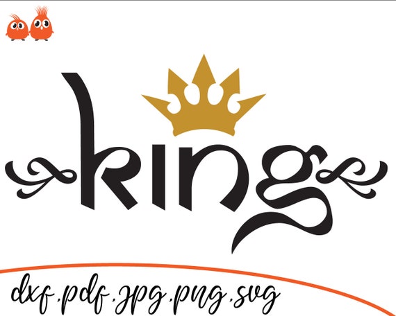 King Black SVG File King Black Cut Fileking Black PNG King | Etsy