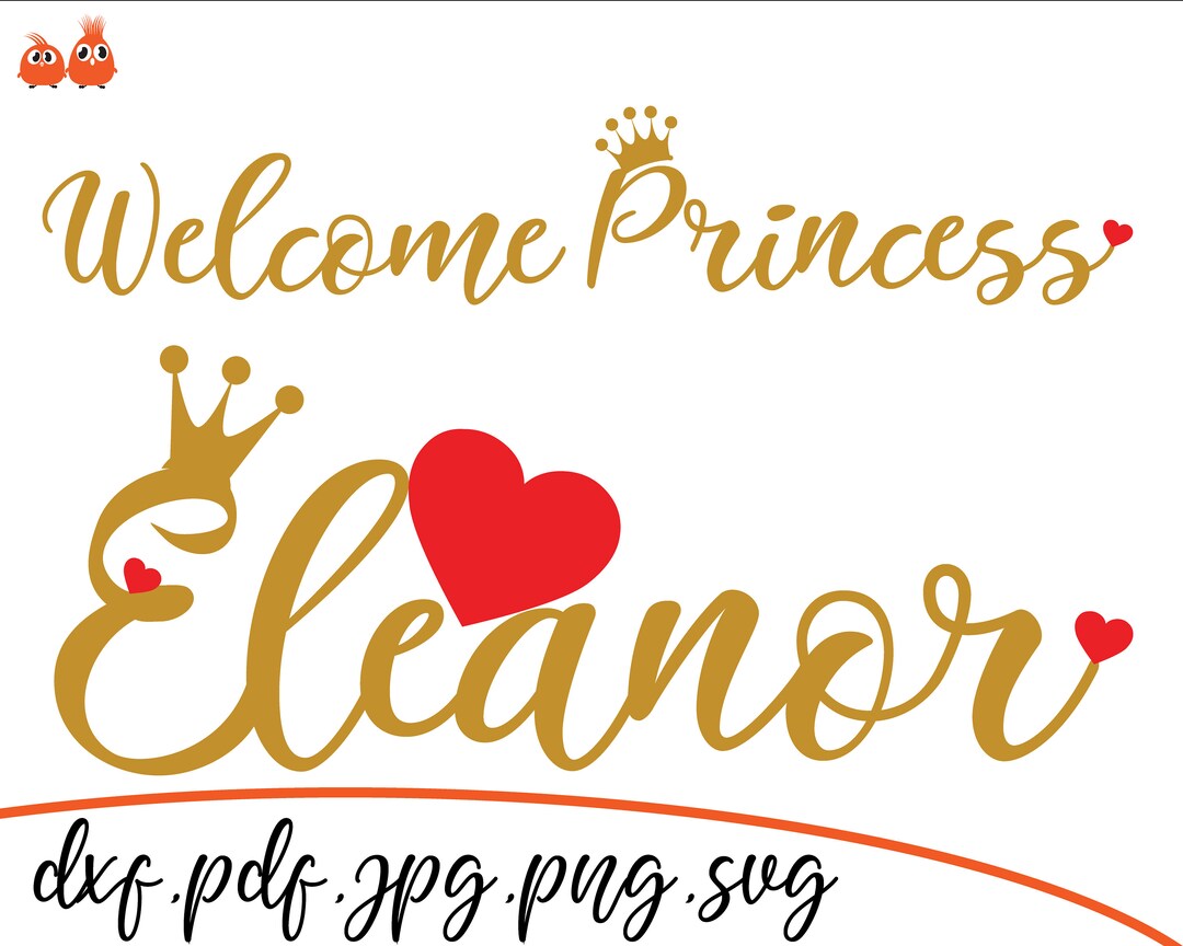 Welcome Princess SVG, Birthday Cut File, Crown SVG Cut File, Birthday ...