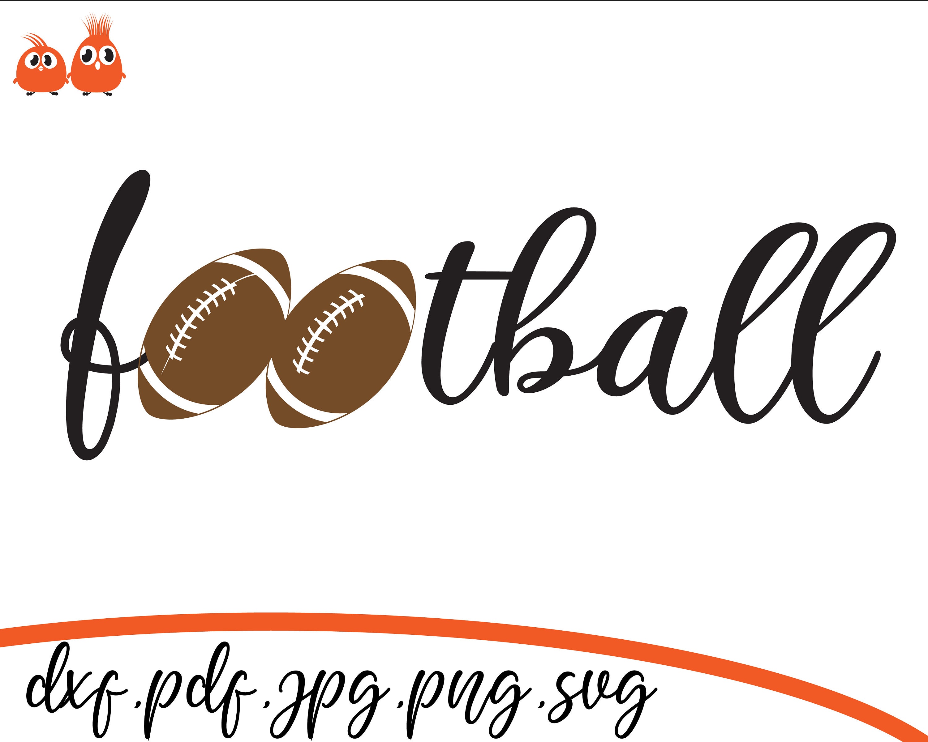Football SVG Filefootball DXF Football Cut File Football | Etsy