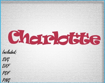 Charlotte svg | Etsy