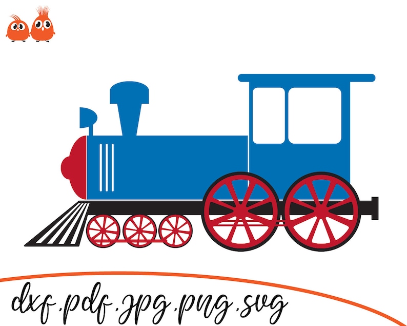 Locomotive SVG File, Locomotive DXF, Locomotive Cut File, Locomotive ...
