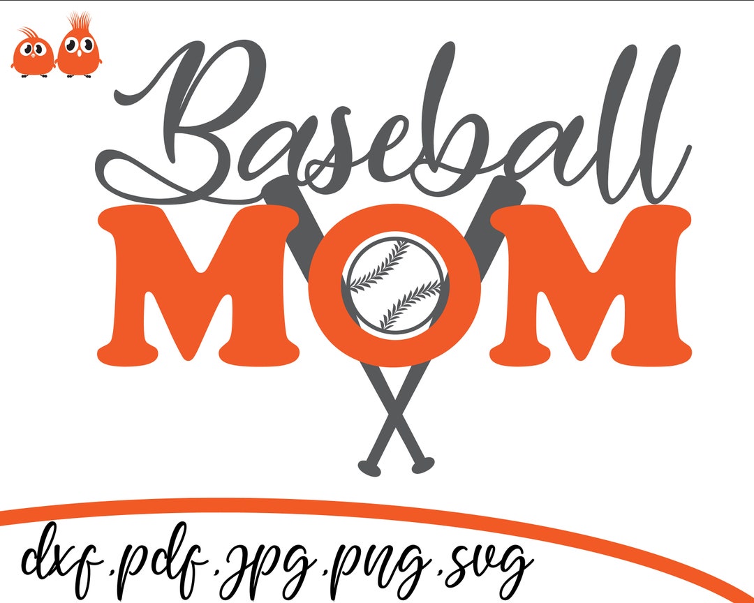Baseball Mom SVG File, Baseball Mom Cut File, Baseball Mom Cricut ...