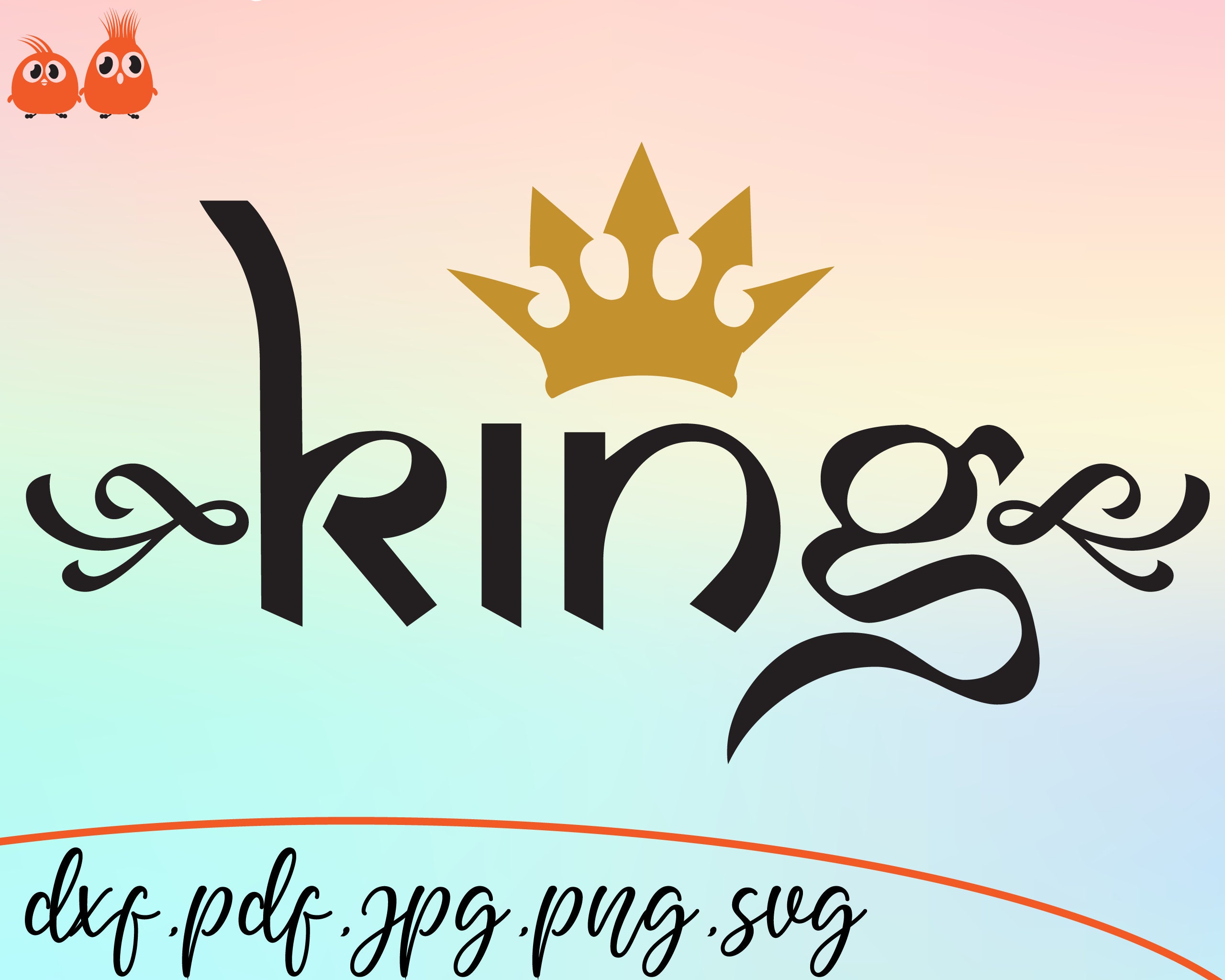 King Black SVG File King Black Cut Fileking Black PNG King | Etsy