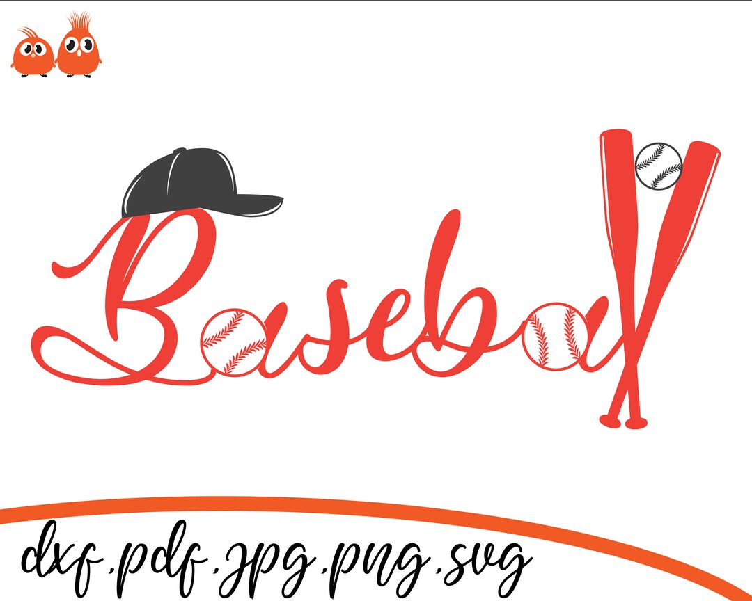 Baseball SVG File, Baseball DXF, Baseball Cut File, Baseball PNG ...