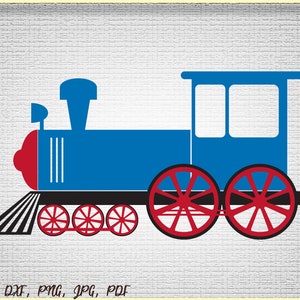 Locomotive SVG File, Locomotive DXF, Locomotive Cut File, Locomotive ...