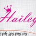 Hailey, Beautiful Baby Names, SVG Cut File, Cut Files Beautiful Baby ...