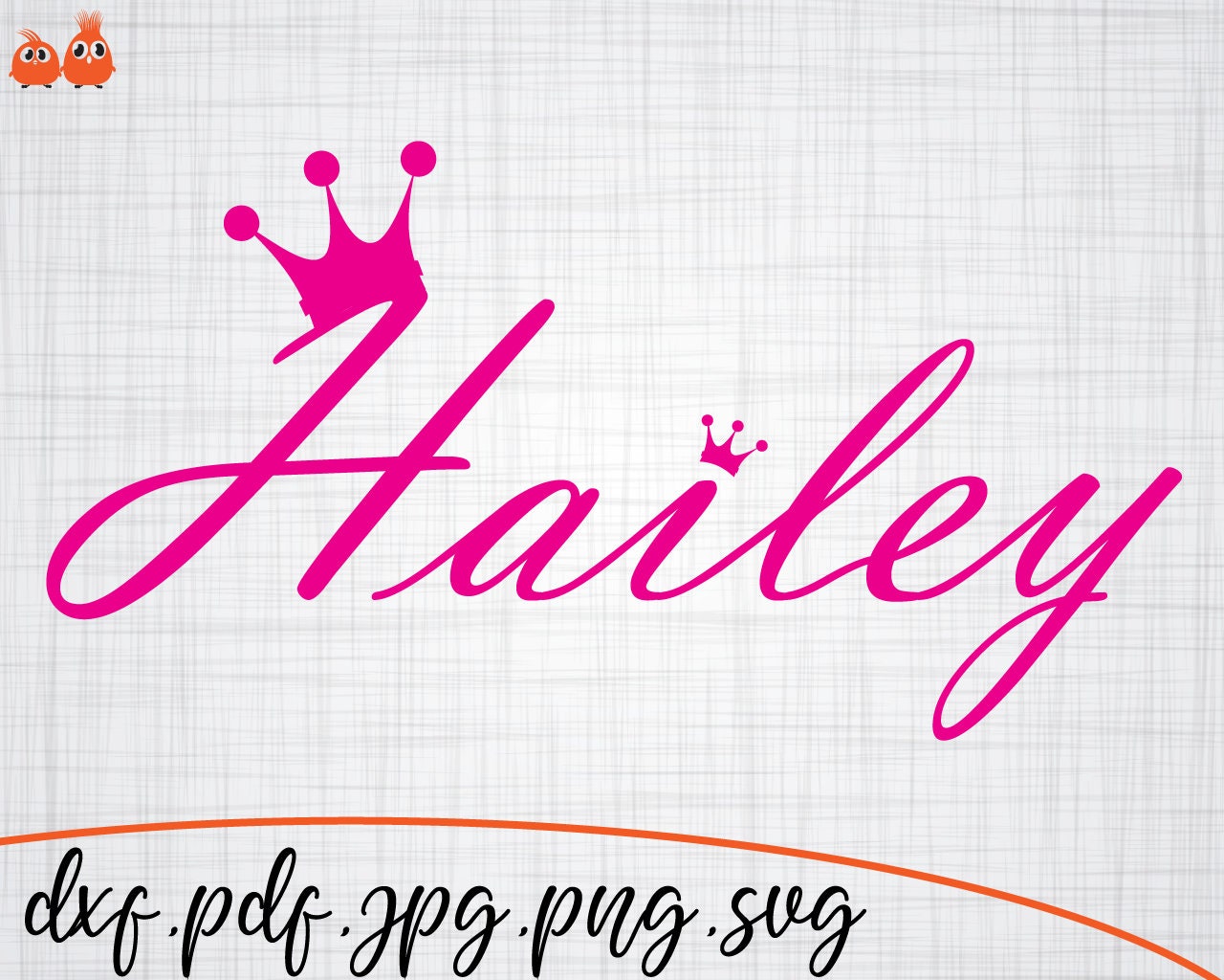 Hailey, Beautiful Baby Names, SVG Cut File, Cut Files Beautiful Baby ...