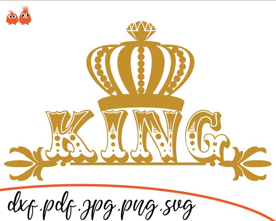 King Gold SVG File King Gold Cut Fileking Gold PNG King - Etsy