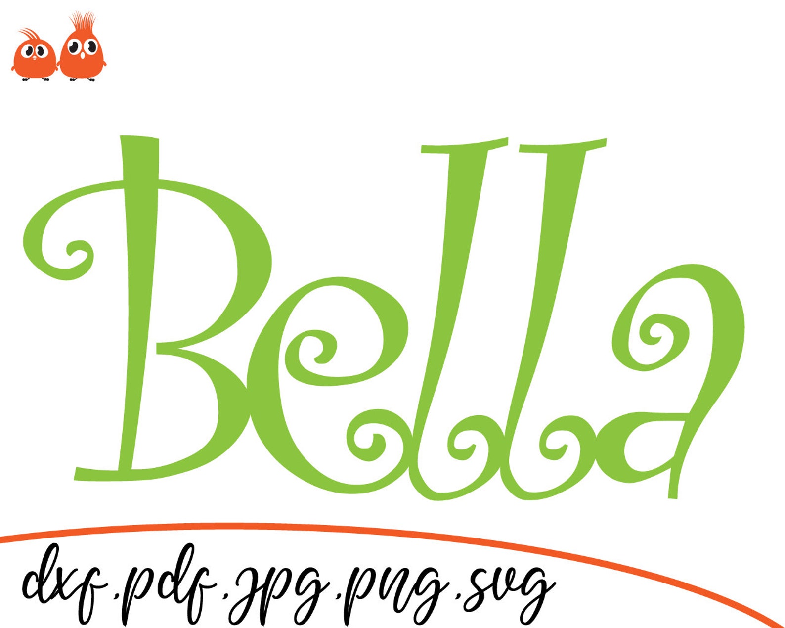 Bella, Beautiful Baby Names, SVG Cut File, Cut Files Beautiful Baby ...